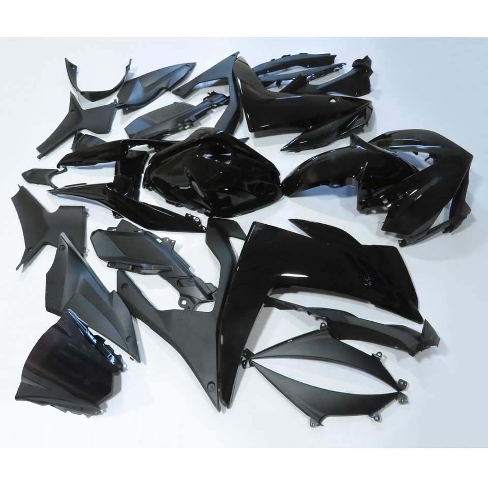 Gloss Black Fairing Kit For YAMAHA YZF R3 14-2018 / R25 15-2017 ...