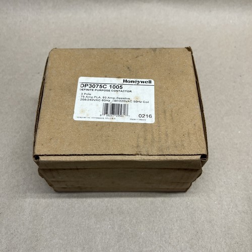 NEW IN BOX HONEYWELL CONTACTOR DP3075C 1005 | eBay