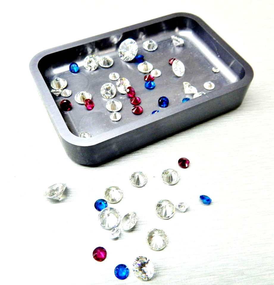 Stone Trays Stackable Machined Aluminum Sorting Stone Setting Organize ...