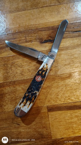 Case Ruger Trapper Knife bone handle Never Shaperned | eBay