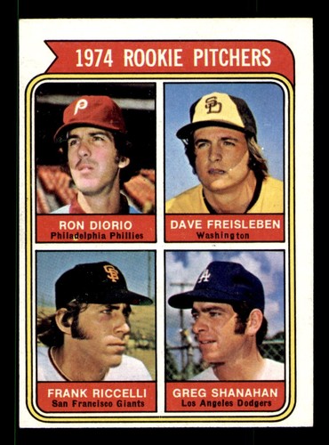 1974 Topps #599 Rookie Pitchers Padres Washington Variation EXMT to NM ...