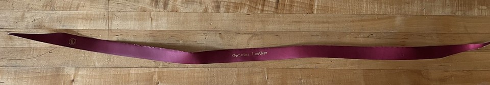 Burgundy Maroon Genuine Leather Replacement Baseball Softball Bat Grip ...