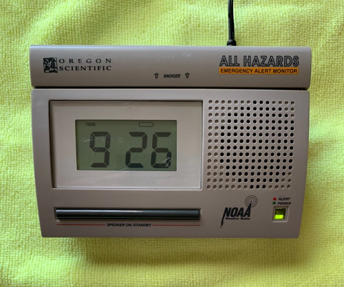 Oregon Scientific WR-3000 All Hazards Emergency Alert Monitor Weather ...