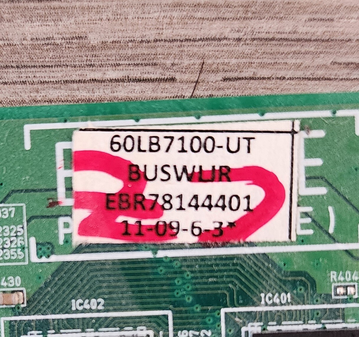 LG 60LB7100 Main Board EBT62874205 60LB7100-UT EBT62874202 EAX65363904 ...