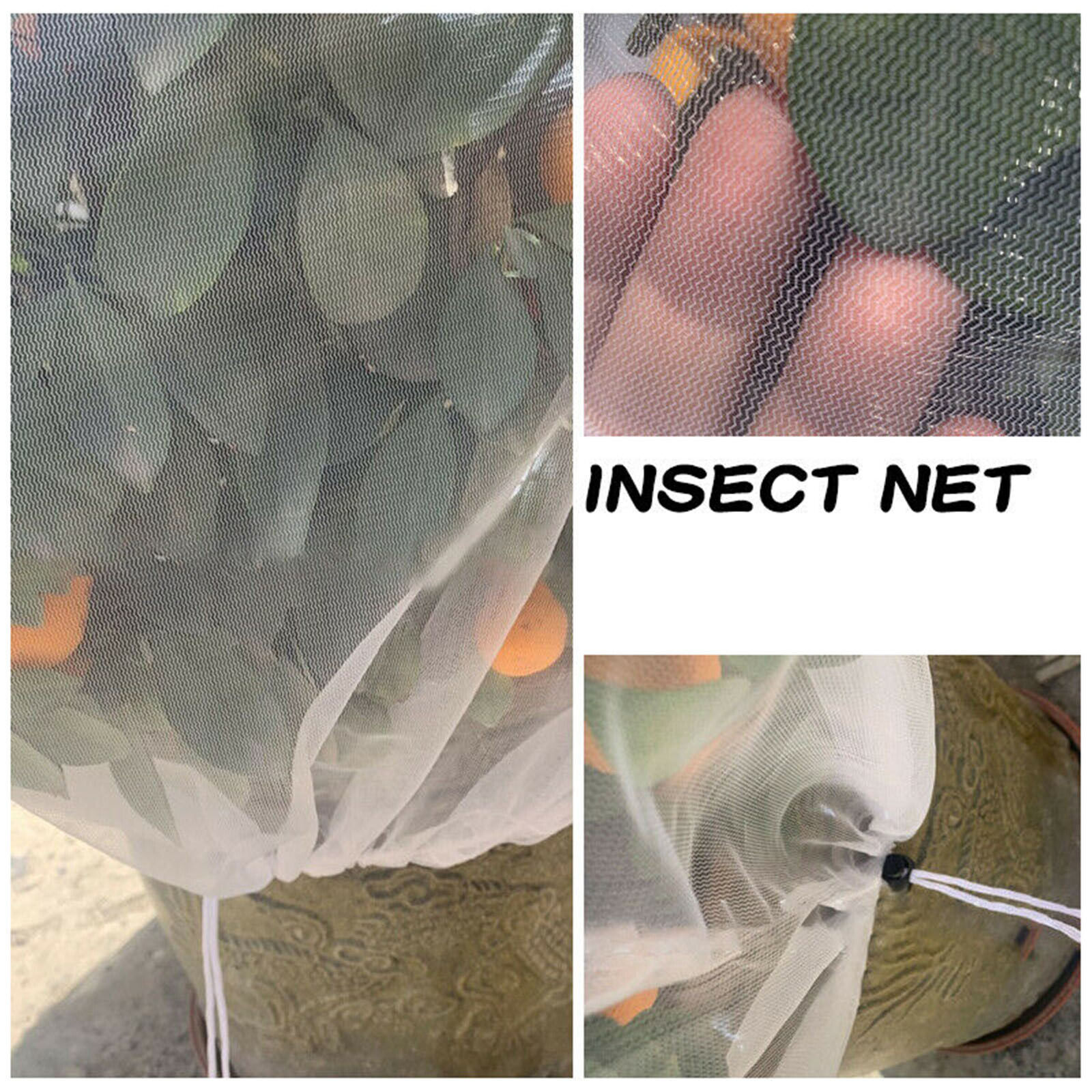 Fruit Fly Net Insect mesh Vegetable Garden Plant Crop Protection Cover ...
