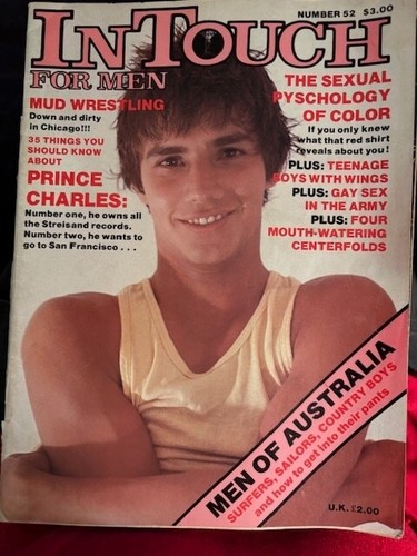 Vintage IN TOUCH magazine Feb 1981 No. 52 - For Men Issue- Male Models ...