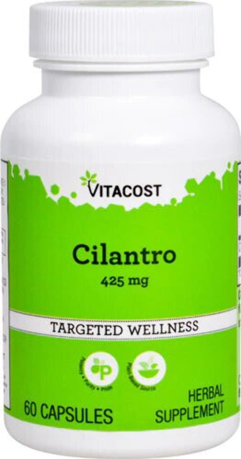 Vitacost Cilantro -- 425 mg - 60 Capsules | eBay