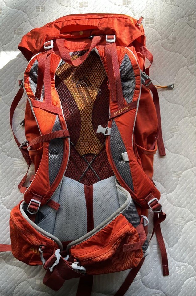 Gregory Zulu35 Vertical Orange Outdoor Sport Backpack Shoulder Bag ...