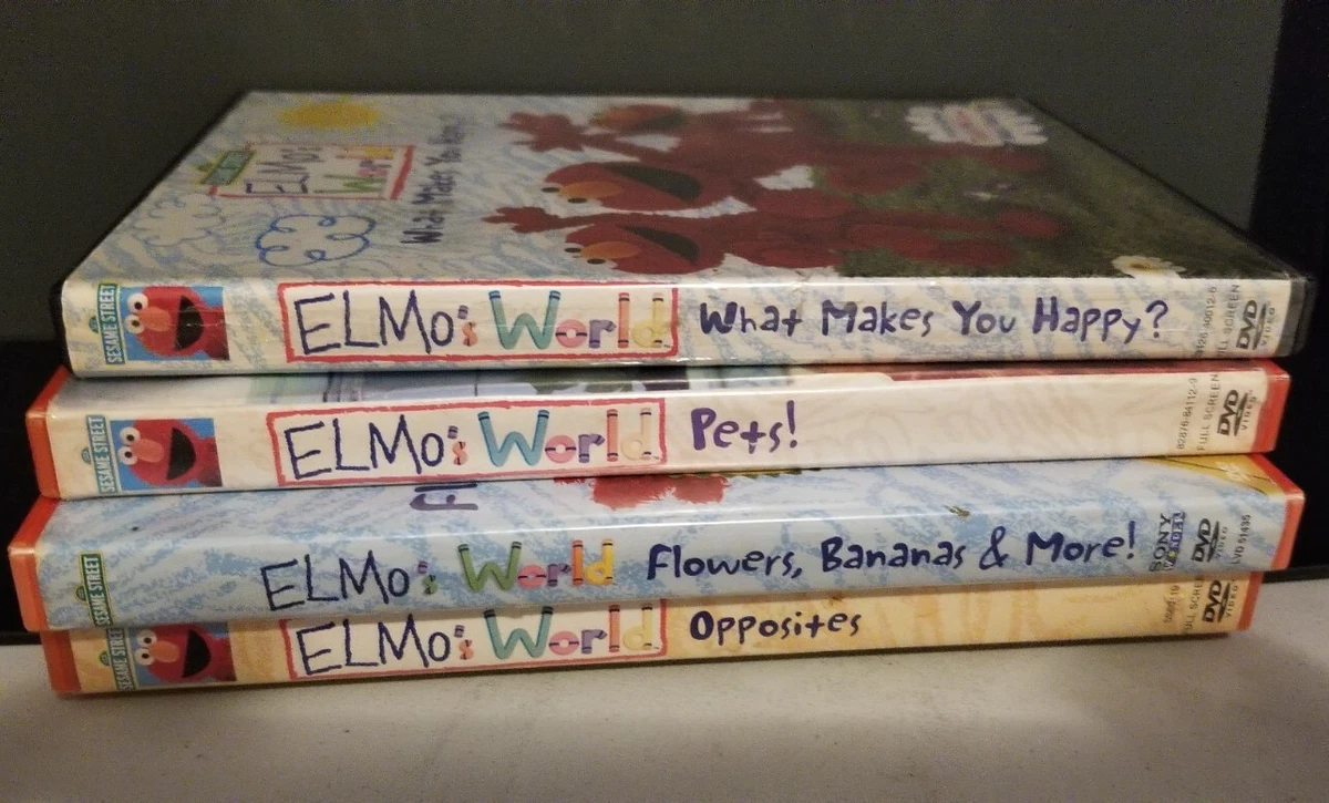 Elmos World Dvds Lots
