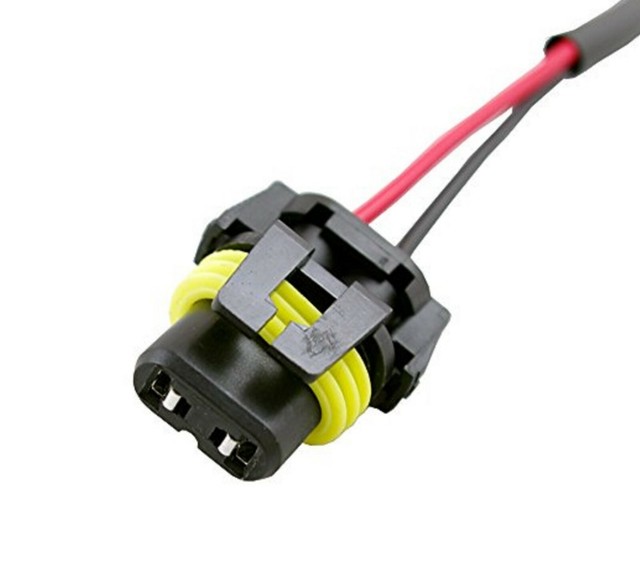 Splitter Wire P 9012 HIR2 Two Harness Head Light Dual Beam Bulb Socket ...