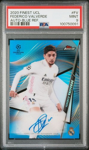 TOPPS FINEST VALVERDE ROOKIE AUTOGRAPH RC AUTOGRAPH CARD CHROME PSA9 ...