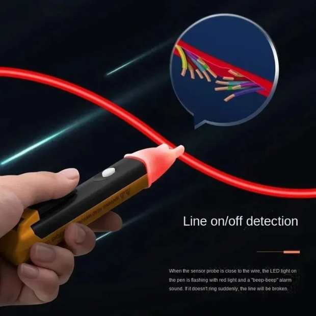 Voltage Pen Electric Power Alert Detector Tester UK 1AC-D Volt Non ...