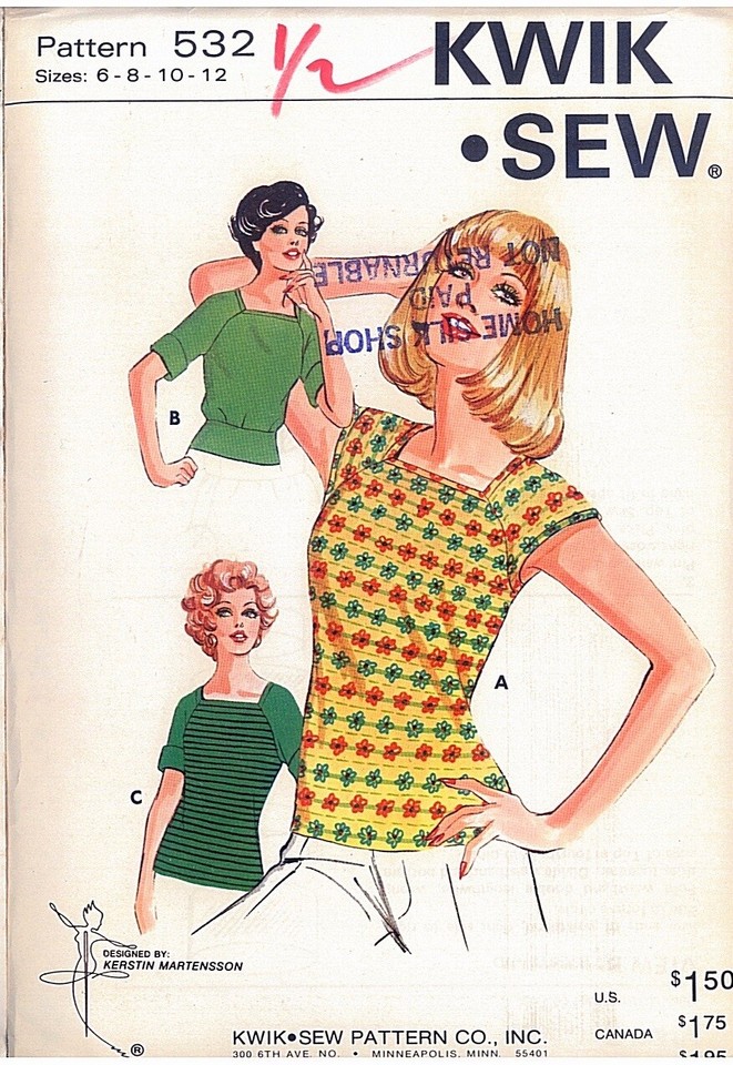Vintage Kwik Sew Misses Ladies Sewing Pattern You Pick | eBay