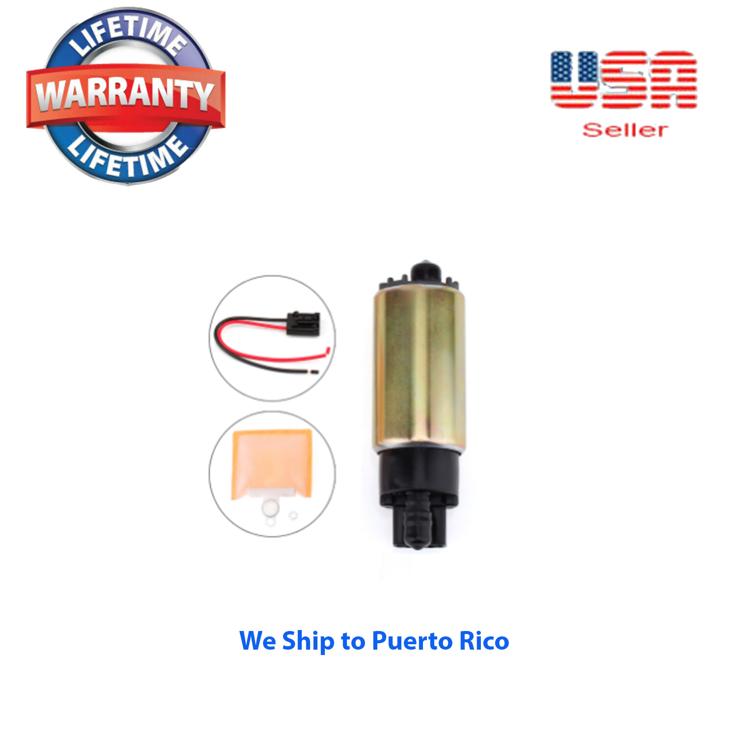 E8213 Electric Fuel Pump w/Strainer & Installation kits Fits: Nissan ...