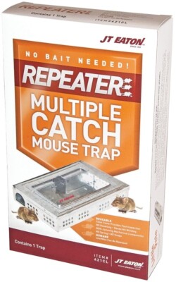 Tin Cat Style Multiple Catch Mouse Trap Clear Lid Repeater 421CL | eBay