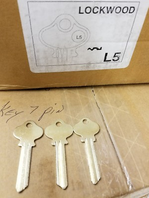 Lockwood L5 Key Blanks (lot of 3) | eBay