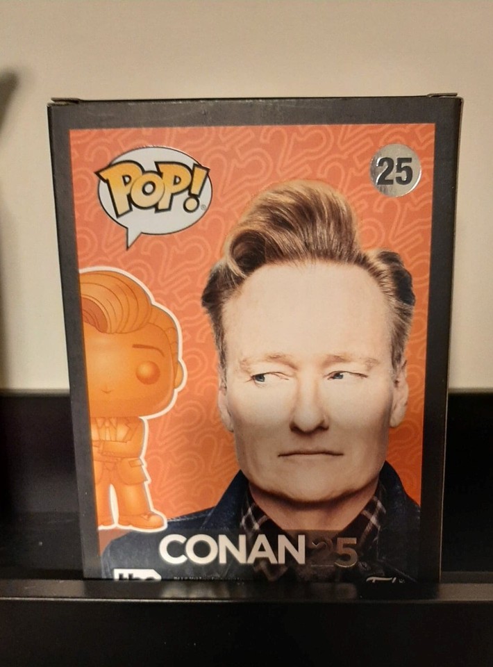 Funko Pop #25 Conan O'Brien 25th Anniversary (2019 Conv. Exclusive) NEW ...