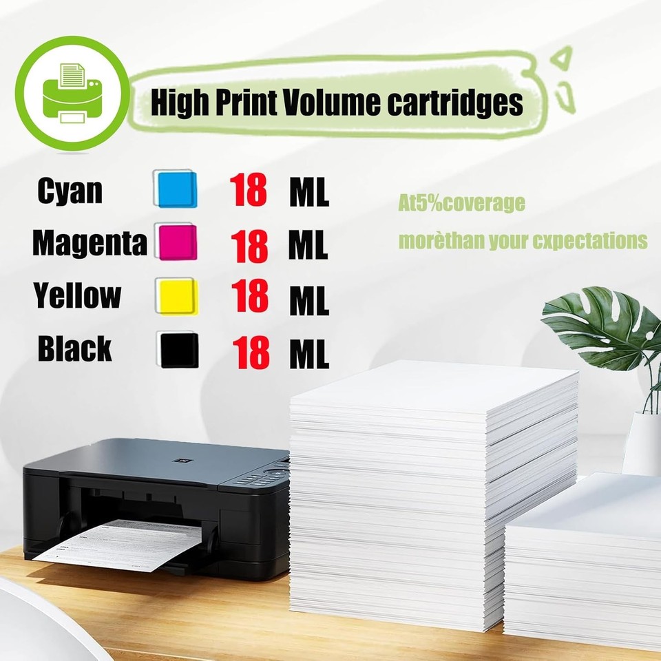 2PK Compatible PG-260XL CL-261XL Ink Cartridges For Canon Pixma TS6420a ...