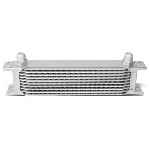 T6061 Aluminum 10-Row 10An Transmission/Coolant/Engine Oil Cooler Extra ...