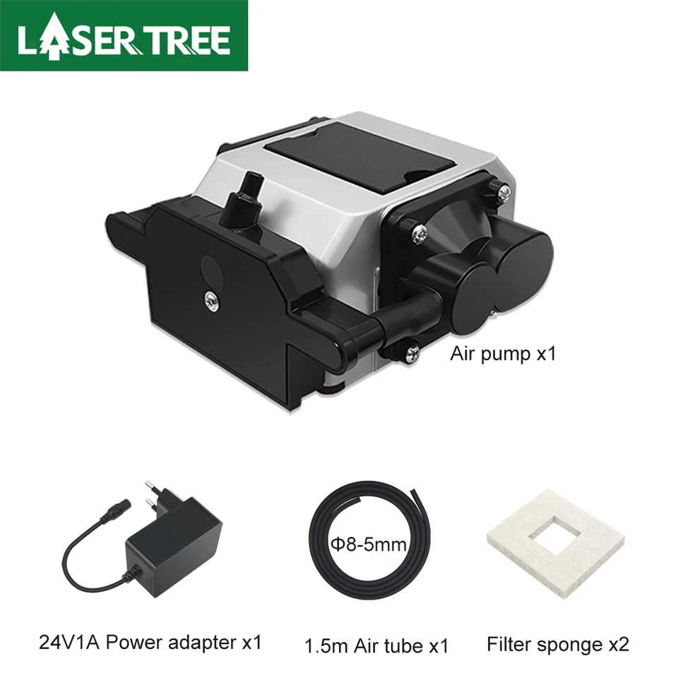 80W Laser Module +Air Assist Pump Kit with Adjustable 30L/Min,for Laser ...