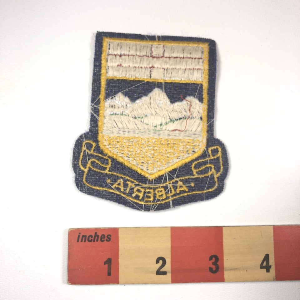 Gorgeous Crest Shield Province Of ALBERTA COAT OF ARMS Canada Patch ...