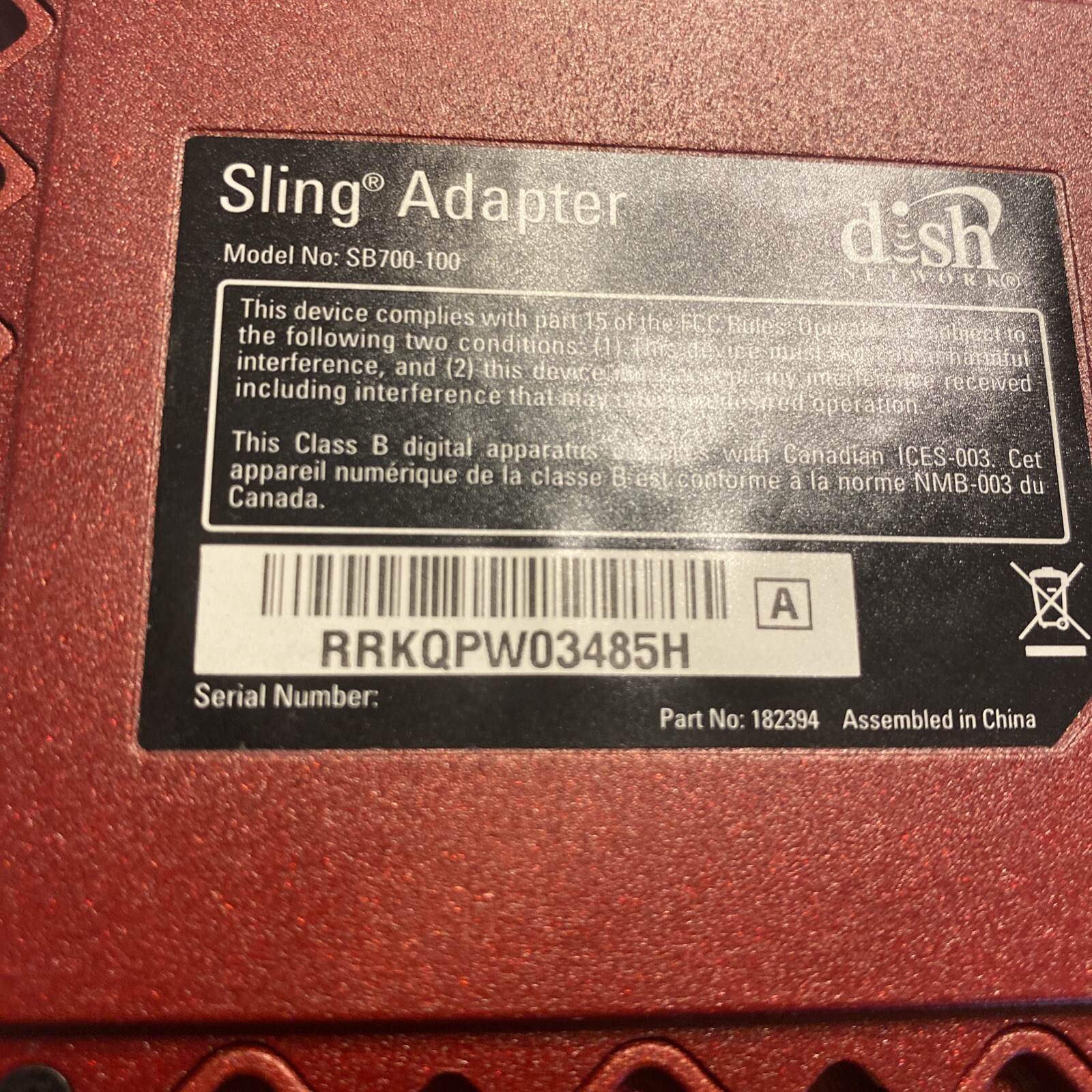 Dish Network Sling Adapter for sale online | eBay