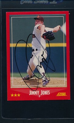1988 Score #246 Jimmy Jones Padres Signed Auto *41965 | eBay