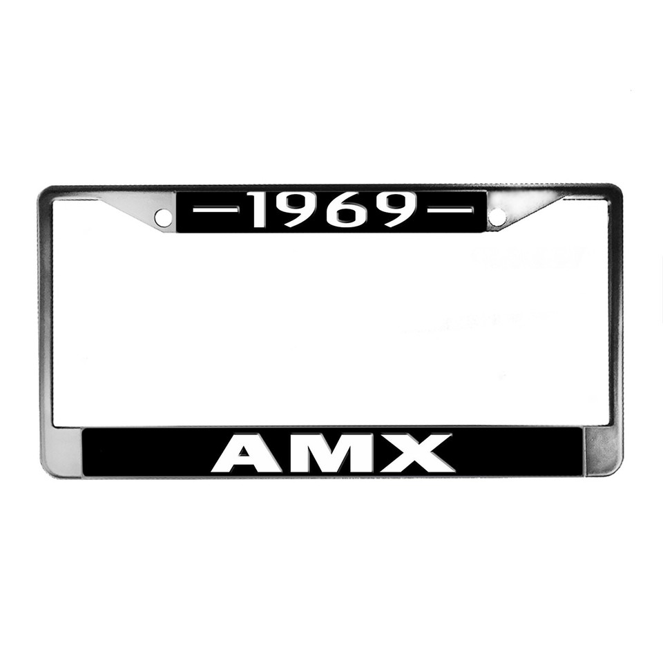 ONE 1968-1970 AMC AMX Classic Muscle Car One Metal License Plate Frame ...
