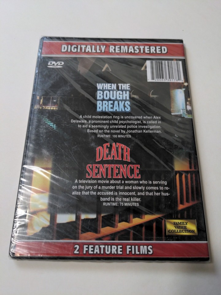 When the Bough Breaks / Death Sentence 2 MOVIES New SEALED dvd ...