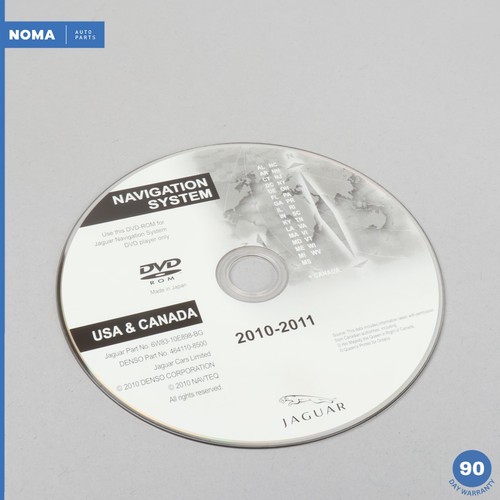 10-11 Jaguar XF XFR X250 Navigation System Disc DVD USA Canada ...