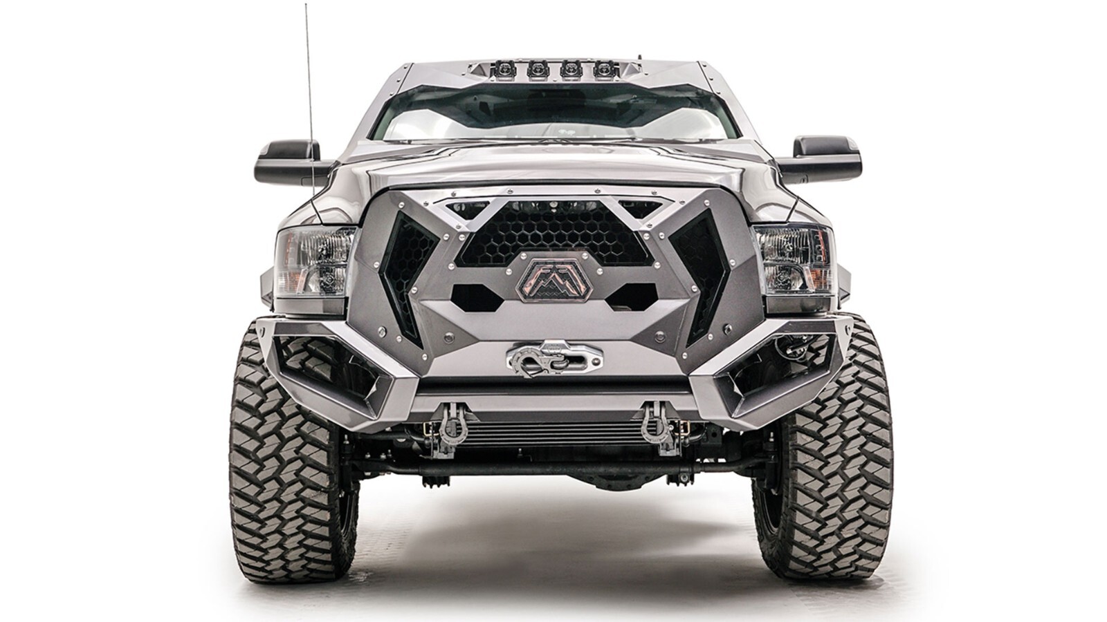 2010-2018 Dodge Ram 2500-3500 Fab Fours GR2900-1 Grumper Front Bumper ...