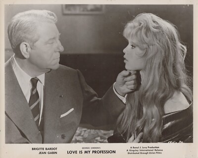Brigitte Bardot in Love is my Profession (1958) Vintage Hollywood Photo ...