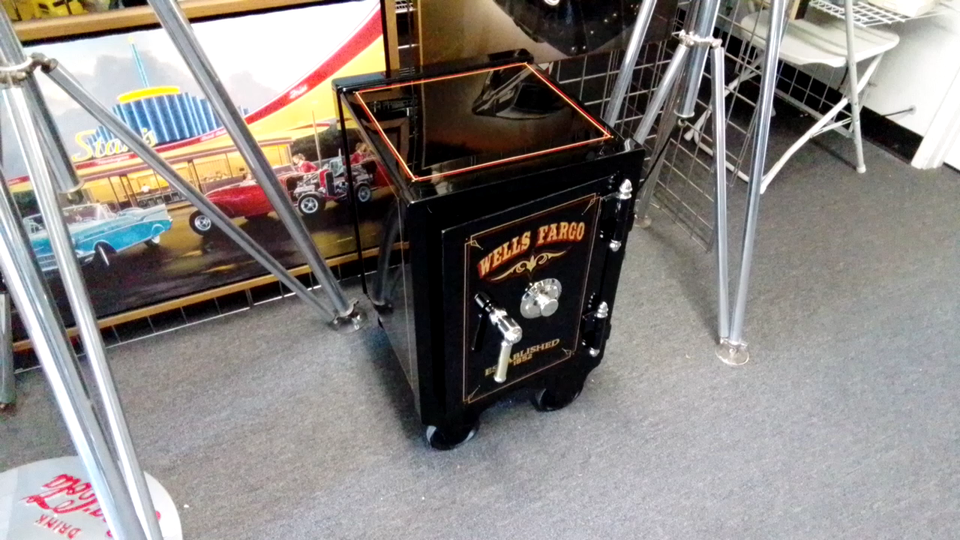 Original Hall's Safe fully restored Wells Fargo Theme circa 1867 | eBay
