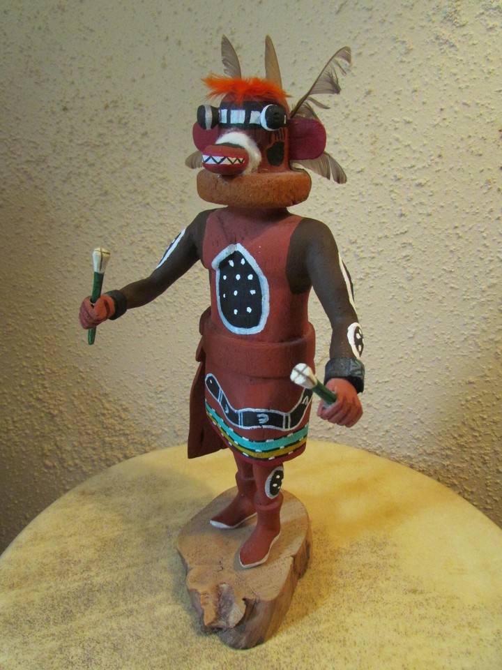Hopi Snake Guard Dancer Kachina!Youvella!Pristine! | eBay
