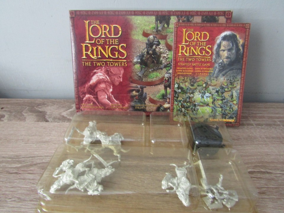 WARHAMMER LOTR / MIDDLE EARTH - WARG RIDERS BOX SET METAL MODELS ...