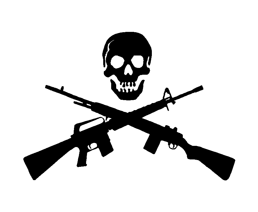 Skull And Crossed Guns