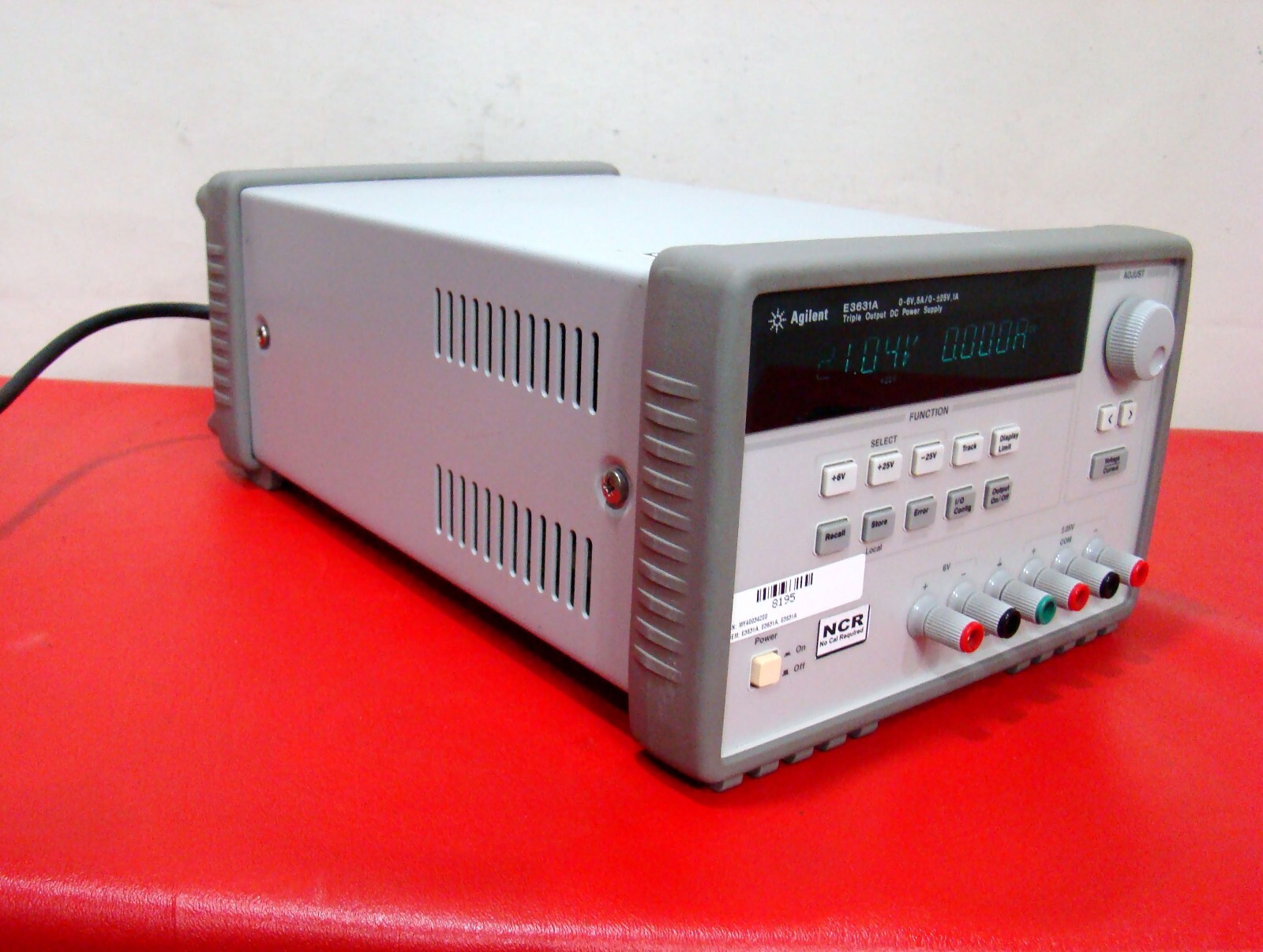 AGILENT E3631A TRIPLE OUTPUT DC POWER SUPPLY OEM TESTED -25V+25V, 1A/0 ...