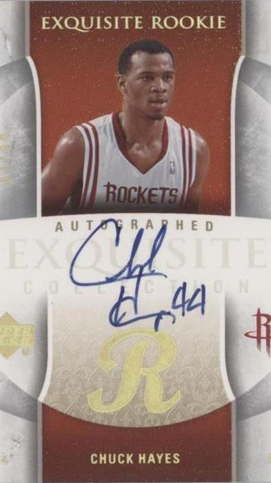 2005-06 Upper Deck Exquisite Collection - Exquisite Rookie Chuck Hayes ...