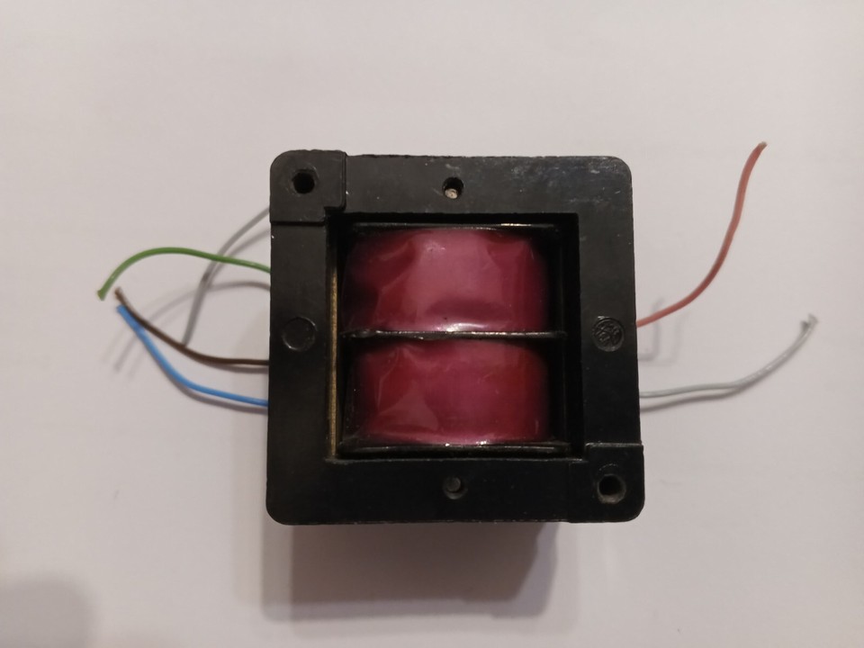 Vintage Output /Splitter ? audio transformer, 1955 Germany 2x120ohm to ...