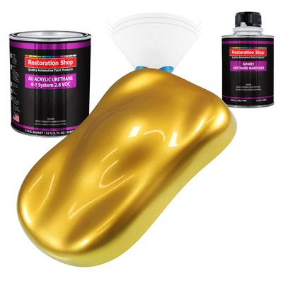 Restoration Shop Saturn Gold Firemist Acrylic Urethane Quart Kit Auto ...