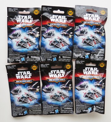 MIP 6 PKG Star Wars MicroMachines BLIND BAG Series 2 Micro Machines ...
