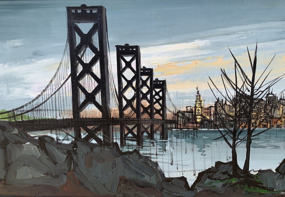 RARE John Irwin Friedman (Partee) 'View of San Fransisco' Manson Family ...