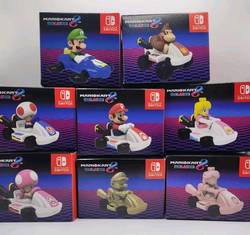 Mario Kart Mcdonalds 8x Karts Marios Peaches, Luigi, Toads And Donkey ...