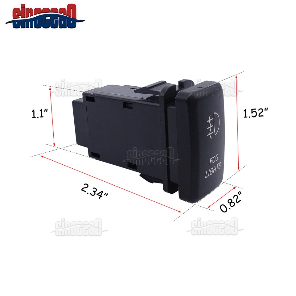 For Toyota FJ Cruiser Tacoma USB CHARGE FOG LIGHT SWITCH LED LIGHT BAR ...