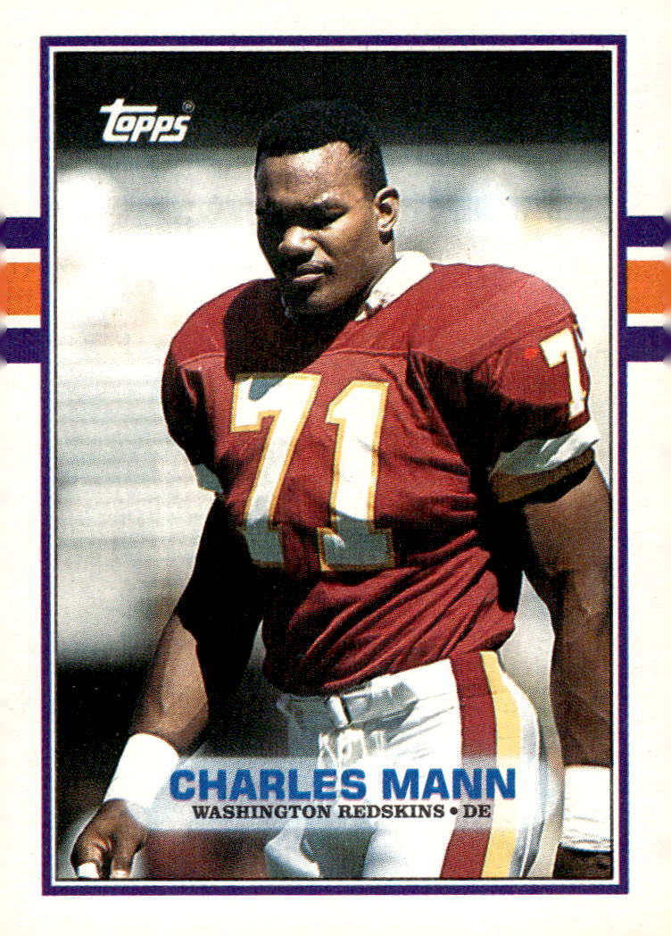 1989 Topps #257 Charles Mann - Washington Redskins | eBay