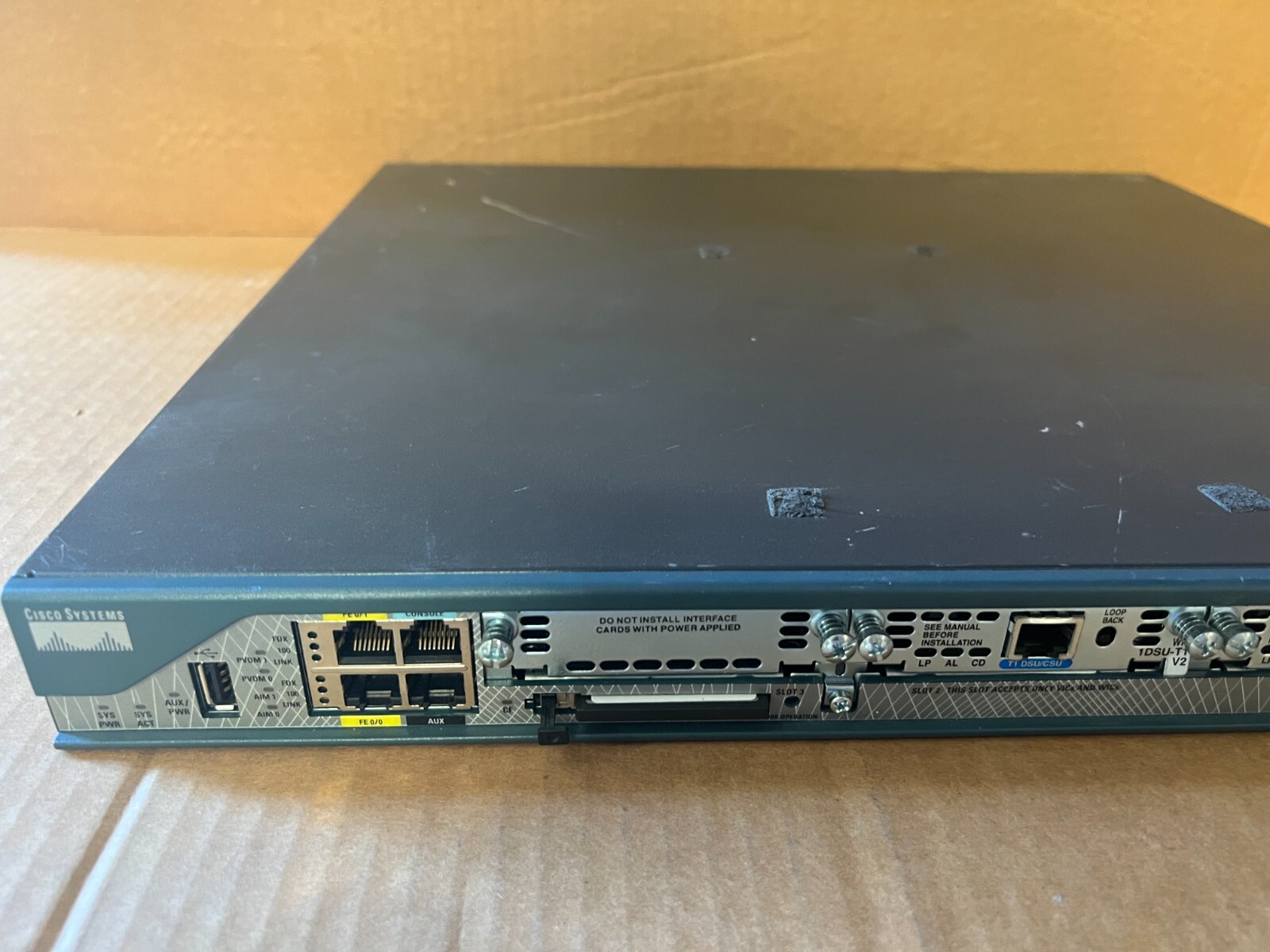 CISCO 2801 V05 Integrated Services Router Rack Mountable | eBay