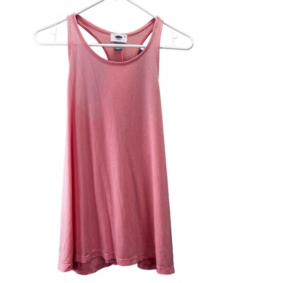 Old Navy Loose Tank Top size S Oversized Long Flowy Light Pink ...
