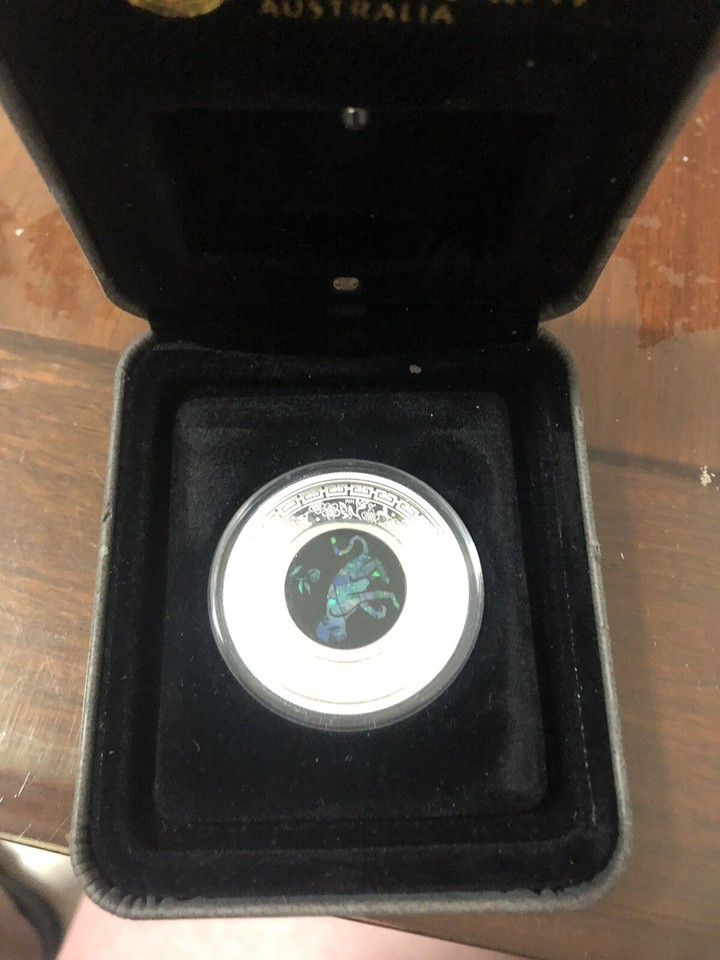 2016 Australian Opal Lunar Series Year of the monkey Proof Silver Coin ...