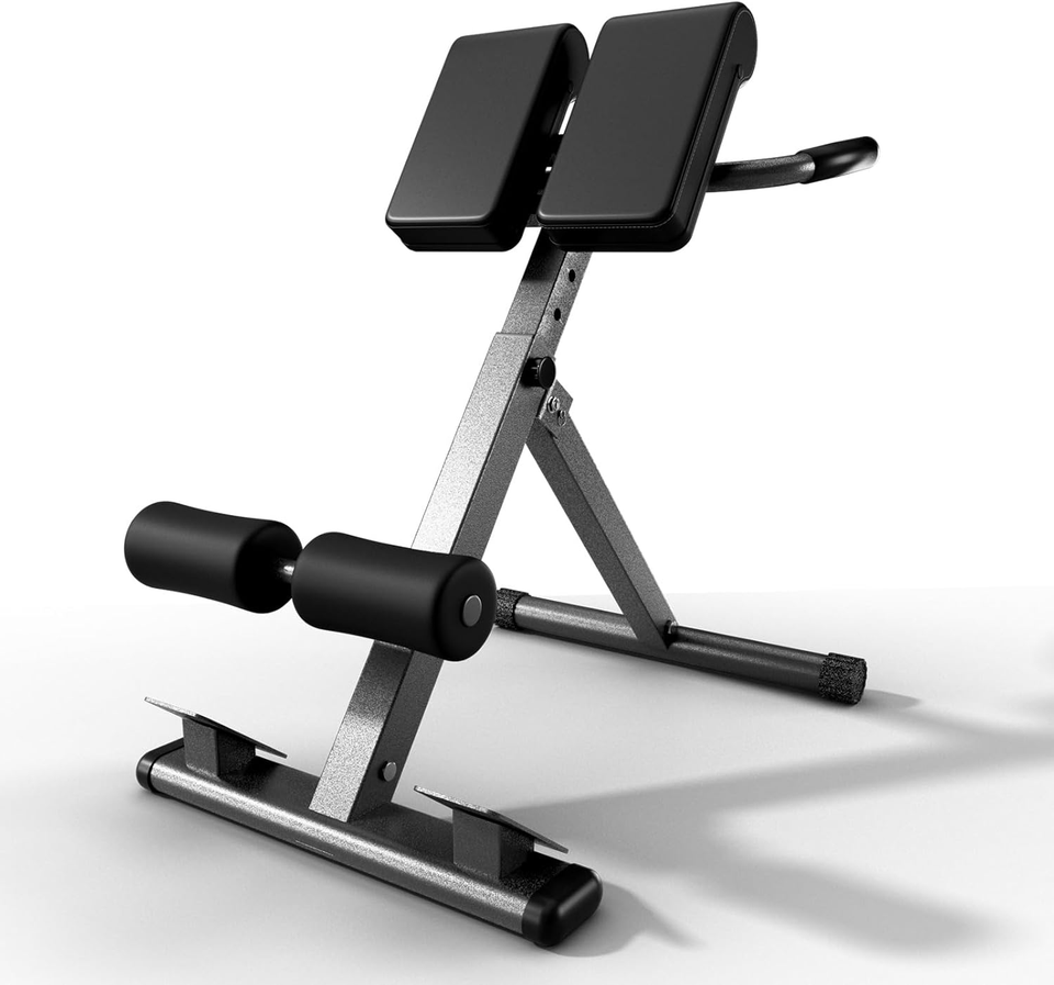 Roman Chair Hyperextension Bench – Adjustable Back Extension Machine ...