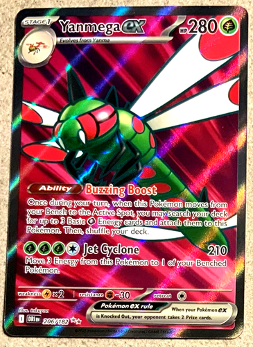 Pokemon Destined Rivals Yanmega ex 206/182 | eBay